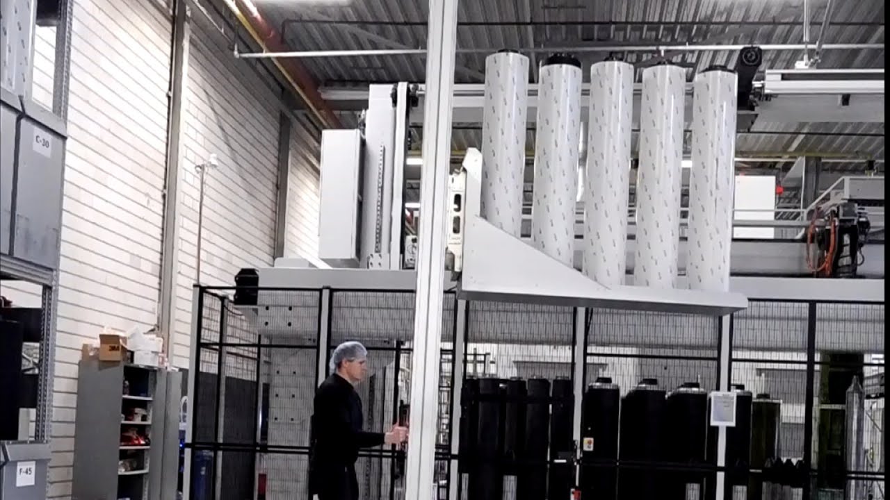 BCM Transtech Flexo Sleeve Storage Cassette System - YouTube