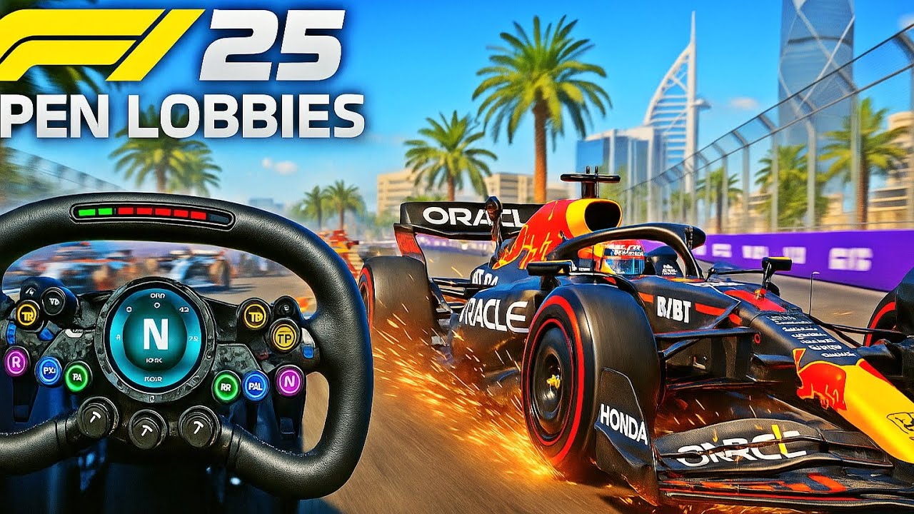 F1 25 Online: CLEANEST BATTLE in the CHAOS of JEDDAH | Red Bull vs ...
