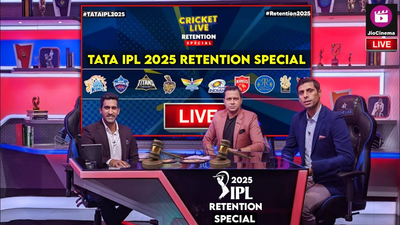 LIVE : IPL 2025 Retention Special | IPL 2025 Retention Process LIVE ...