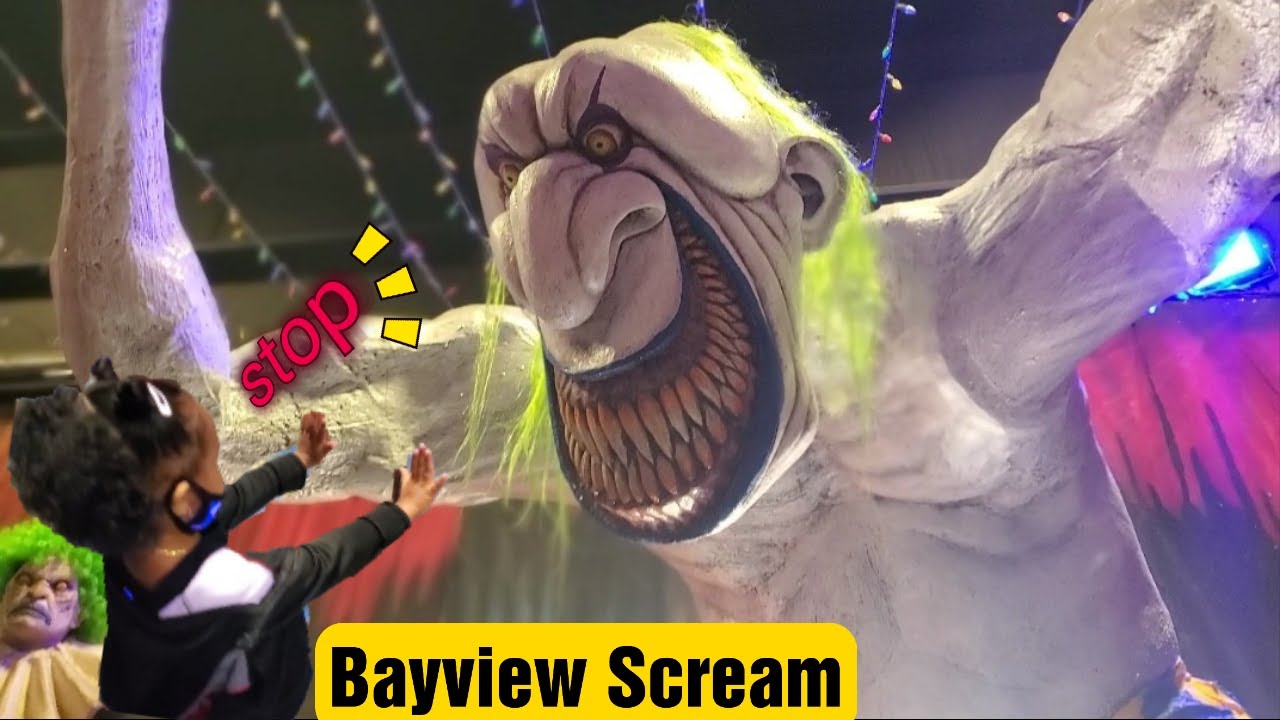 Bayville Scream Park during Kids Hour - YouTube