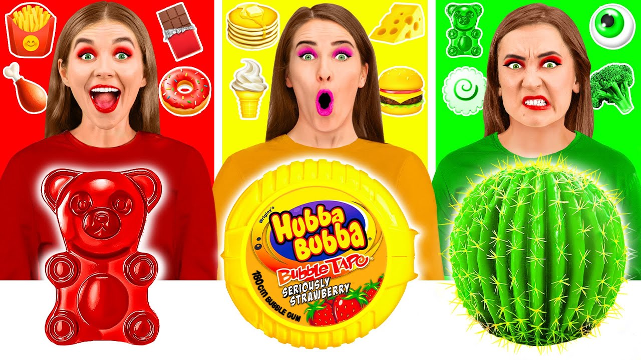 Food of The Same Colors Challenge | Funny Challenges by Fun Fun - YouTube