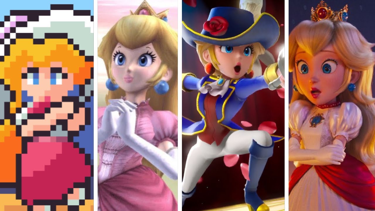 The Evolution of Princess Peach (1985-2026) - YouTube