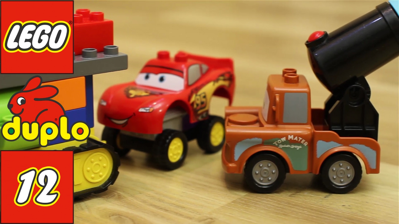 Lego Duplo 12 : Робот трансформер и его дом. Молния Маккуин и Мэтр ...