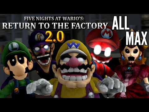 FINALLY TAKING THEM DOWN... | FNaW: Return to the Factory 2.0 | All Max ...