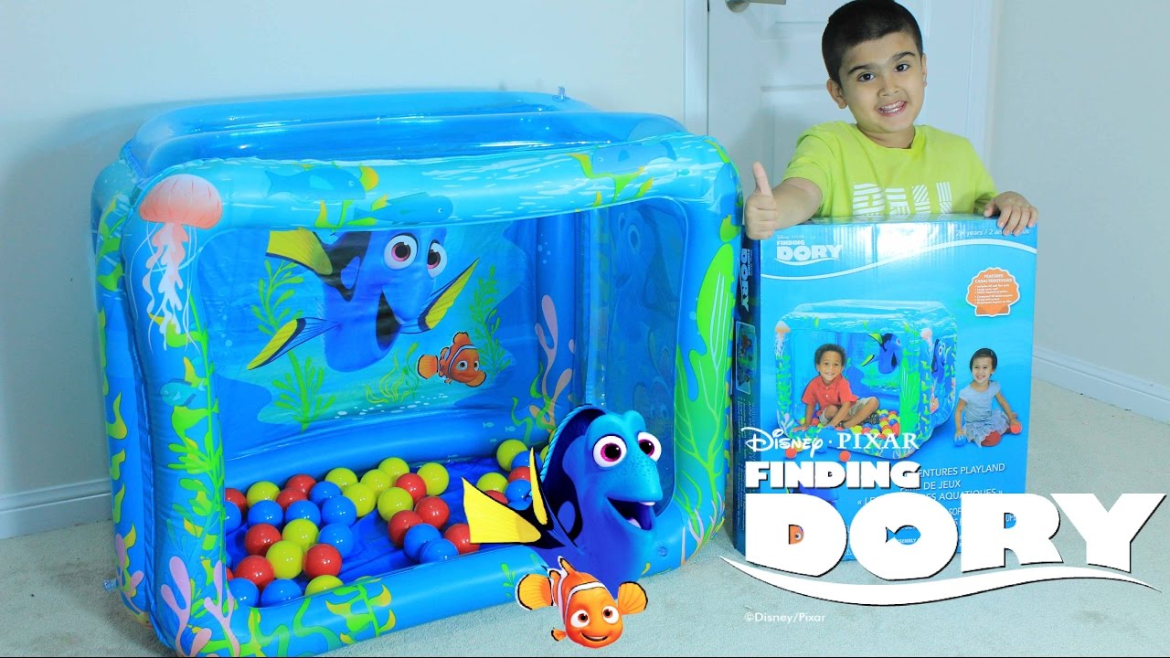 DISNEY PIXAR FINDING DORY NEMO Aquatic Adventures Playland Ball Pit Toy ...