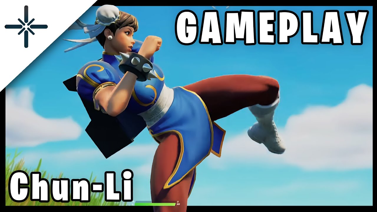 Chun-Li | Street Fighter Fortnite Skin Gameplay - YouTube