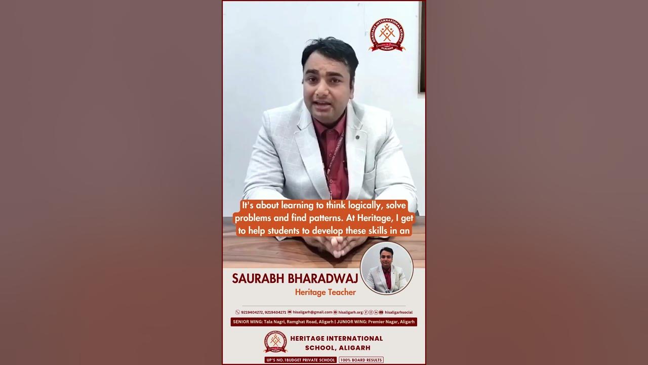 From formulas to problem-solving, mastering Mathematics with Saurabh Bharadwaj! 📚🔢 - YouTube