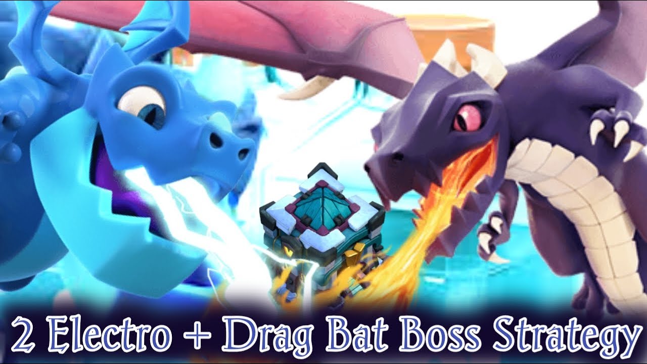 2 Electro + Drag Bat TH13 Attack Strategy 2020 | Very Easy Air Attack ...