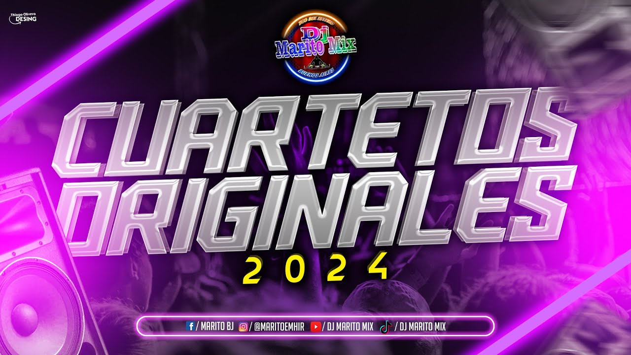 #CUARTETOS ORIGINALES 2024 Dj Marito Mix - YouTube Music