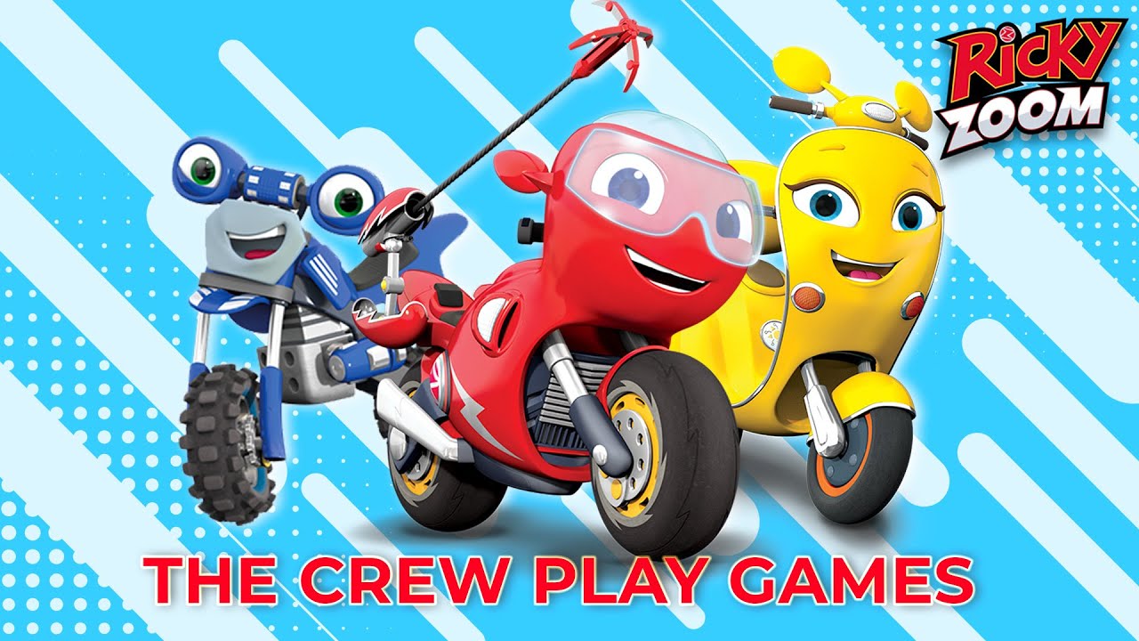 ⚡ Ricky Zoom ⚡| The Crew Play Games | New Compilation | Cartoons for ...