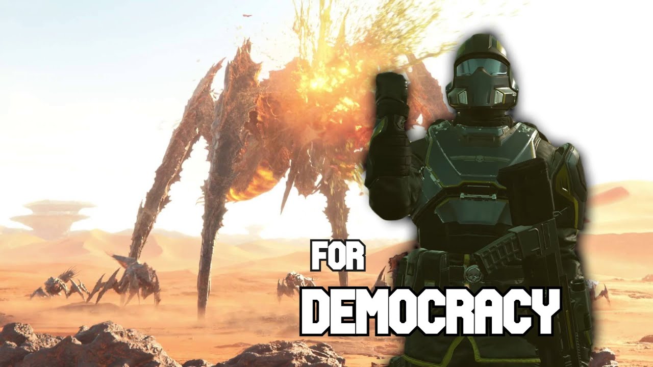 Helldivers fight for managed democracy - YouTube
