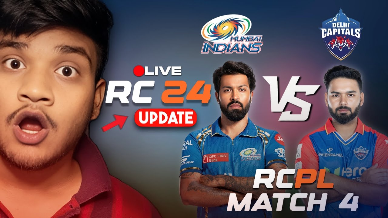 MI Vs DD Revenge Match 9 Real Cricket™ 24 New Update RCPL 24 Live! | # ...