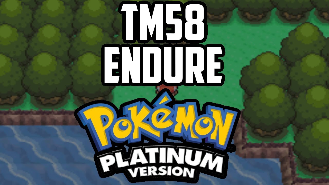 Where to Find TM58 Endure - Pokémon Platinum - YouTube