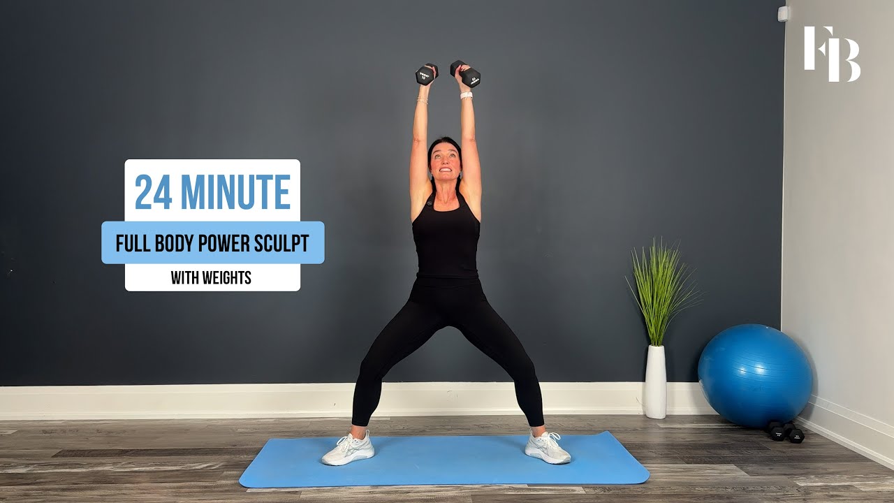 24 Minute Full Body Workout (POWER SCULPT) - YouTube