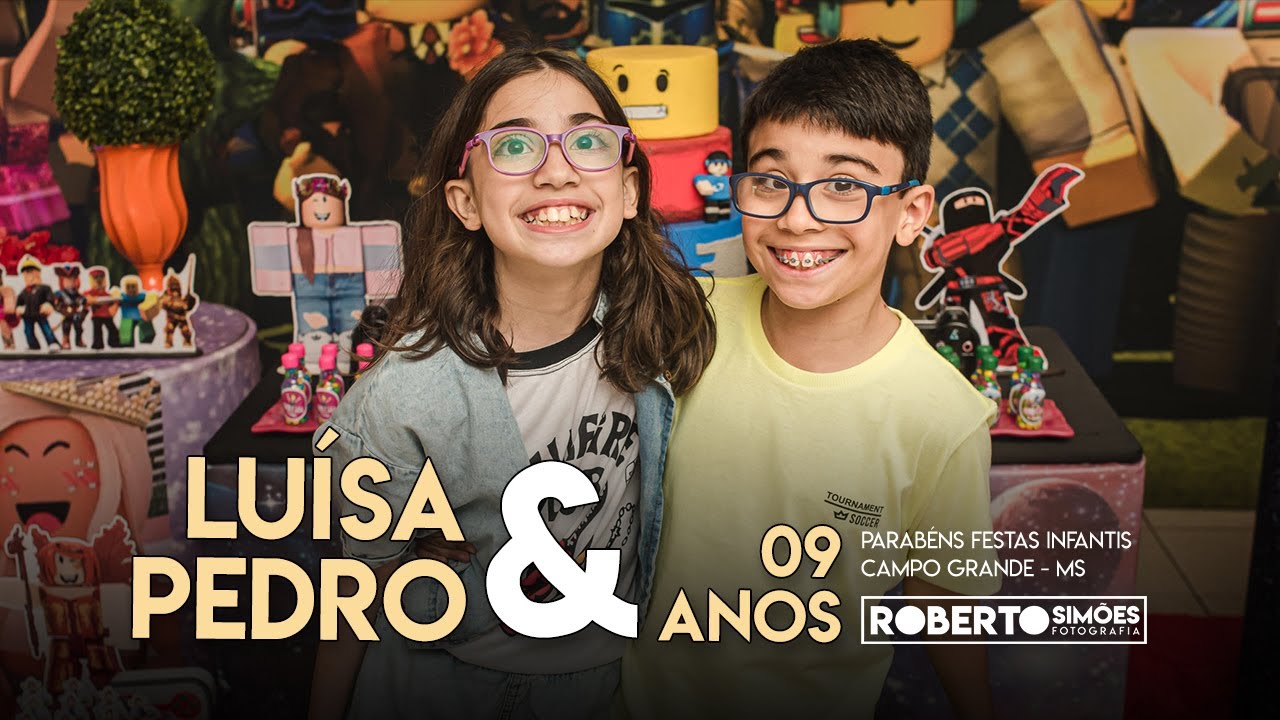 Aniversário - Luísa & Pedro - 9 anos - Buffet Parabéns Festas - Campo ...