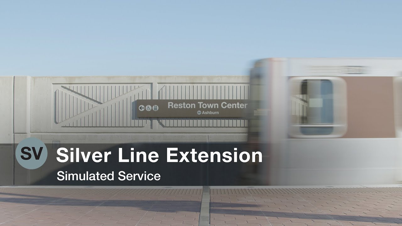 Simulated Service Along the Silver Line Extension - YouTube