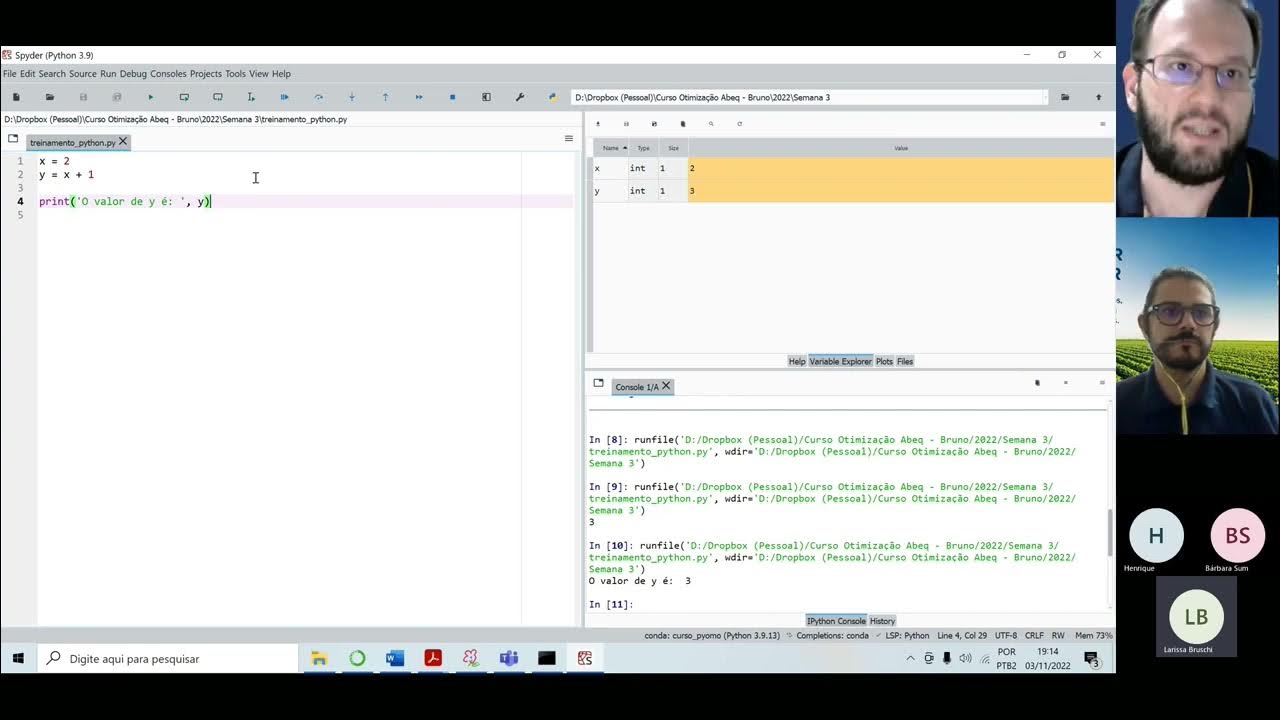 Otimização utilizando pyomo - exemplos (03/11/2022 - Parte 1) - YouTube