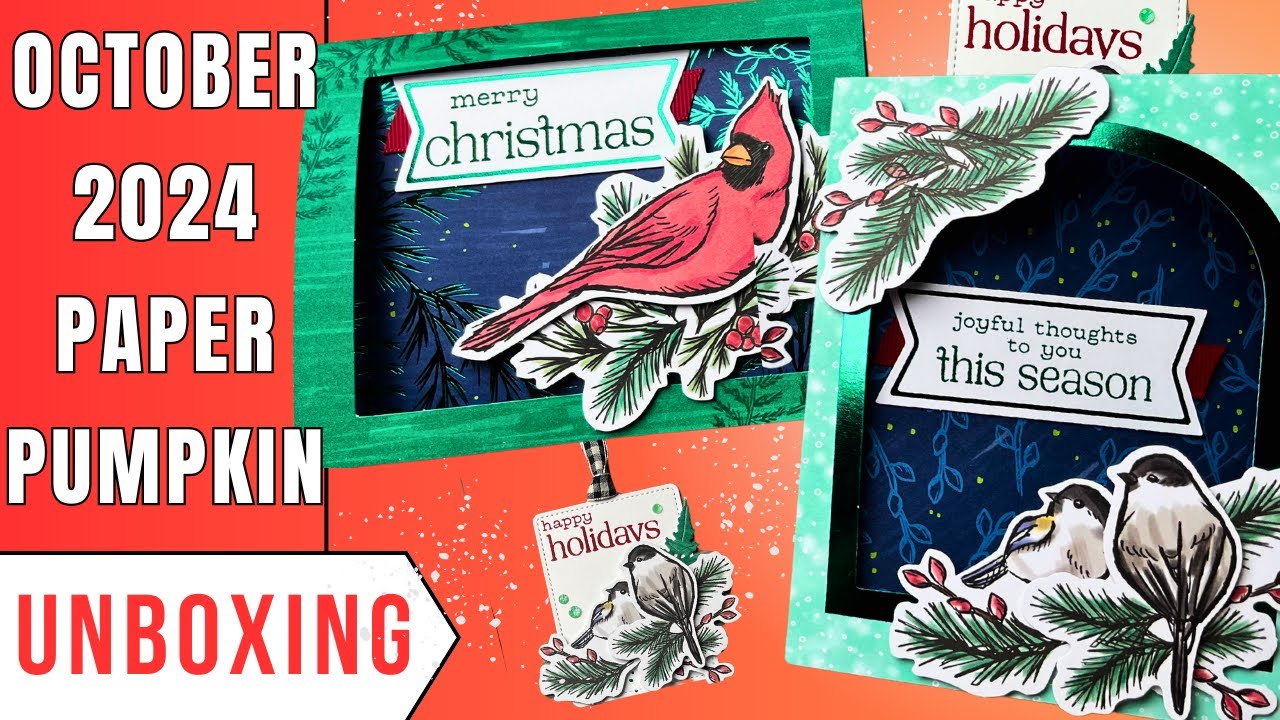 October 2024 Paper Pumpkin UNBOXING: Nests of Christmas WOW! (and one ...