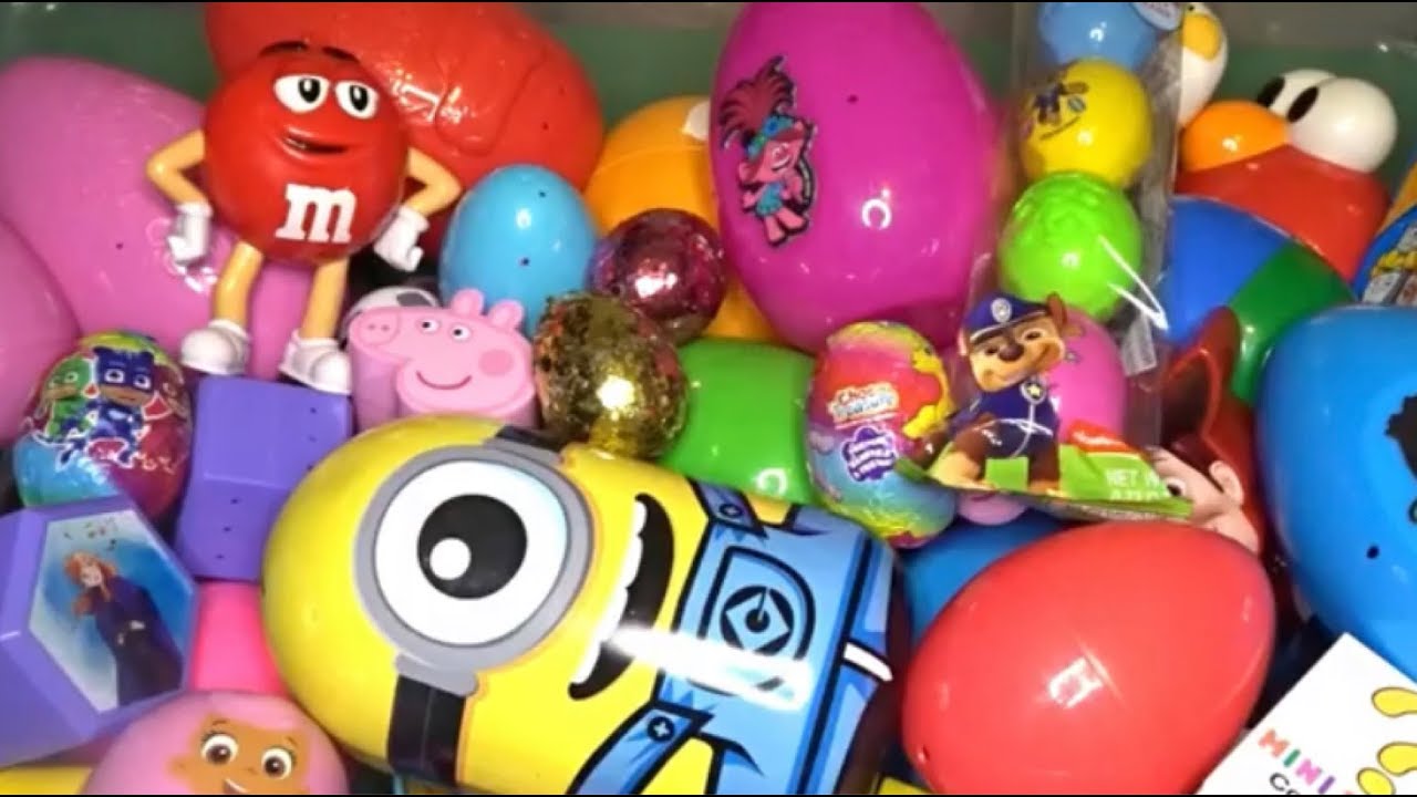 101 Surprise eggs opening Videos Toy Surprise eggs Slime Kinder egg ...