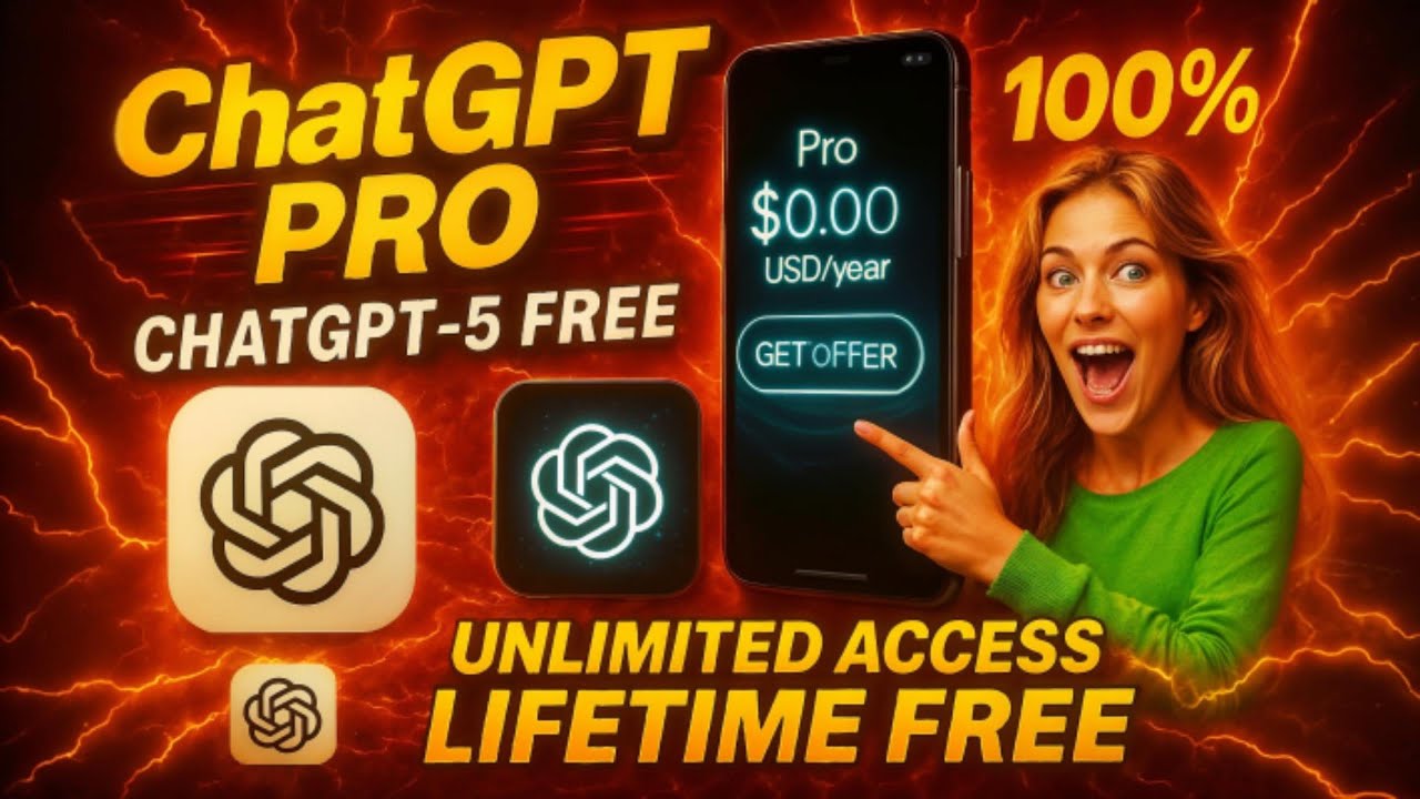 How to Get ChatGPT Pro for Free | How to Get ChatGPT Plus For Free | ChatGPT Premium Free ...