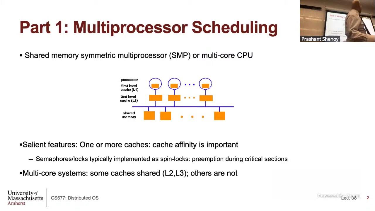 UMass CS677 (Spring'25) - Lecture 06 - Distributed and Cluster Scheduling - YouTube