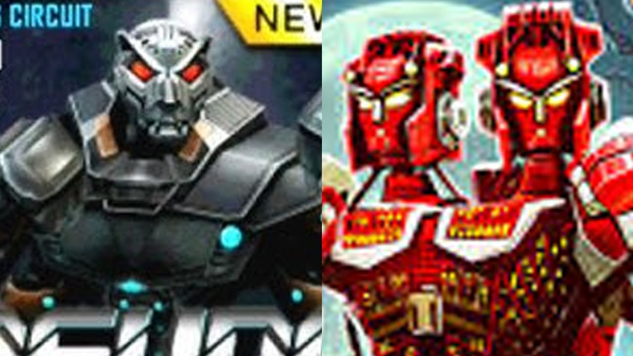 REAL STEEL WRB Asura VS Atom & Axelrod & Bluebot & Blacktop & Aquabot ...