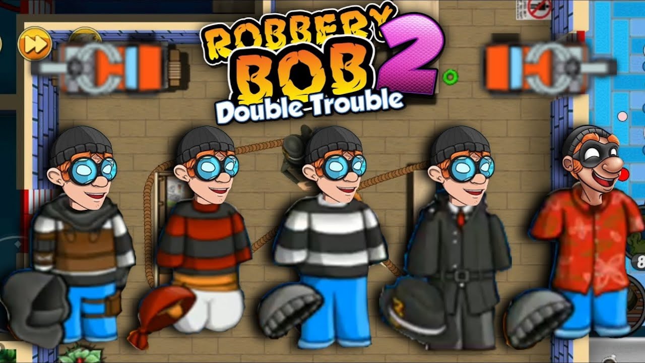 Robbery Bob 2 - All Costumes Funny Gameplay Part 275 - YouTube