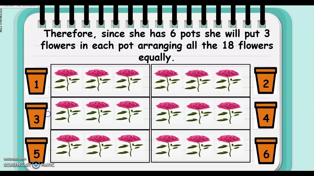 Separating Groups of Objects into Equal Quantities - YouTube