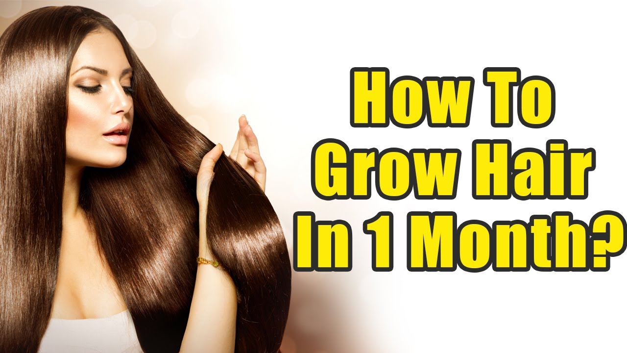 How To Grow Hair In 1 Month? | Boldsky - YouTube