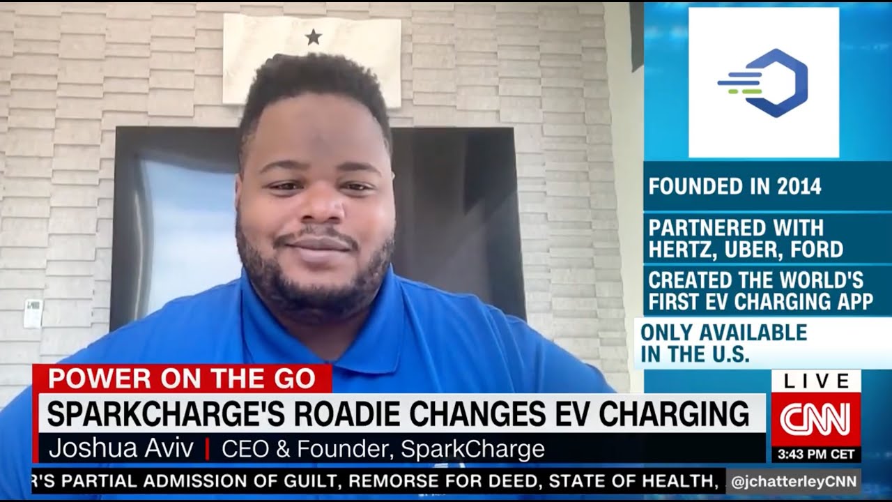 SparkCharge & Currently Founder/CEO Joshua Aviv on CNN - YouTube