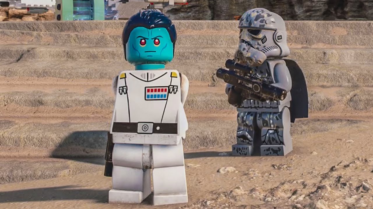 Admiral Thrawn Gameplay in LEGO Star Wars: The Skywalker Saga (Rebels ...