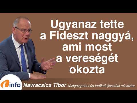 Ugyanaz tette a Fideszt naggyá, ami most a vereségét okozta. Navracsics Tibor, Inforádió, Aréna