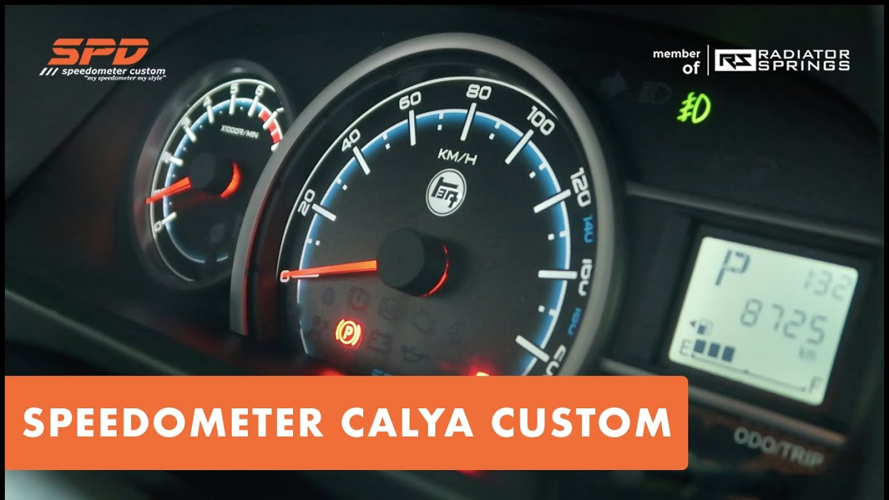 Modif Speedometer Calya Sigra - SPD Speedometer - YouTube