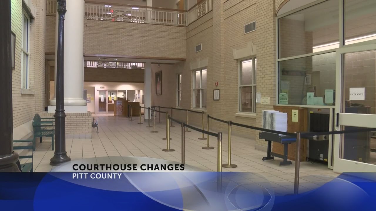 Pitt Co. Courthouse security upgrades get underway - YouTube
