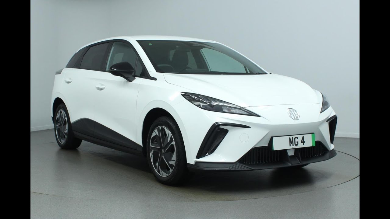 MG 4 EV 51kWh SE Standard Range - Arctic White - YouTube