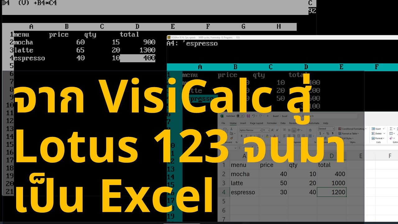 วิวัฒนาการของโปรแกรม Spreadsheet จาก VisiCalc สู่ Lotus 123 จนมาเป็น ...
