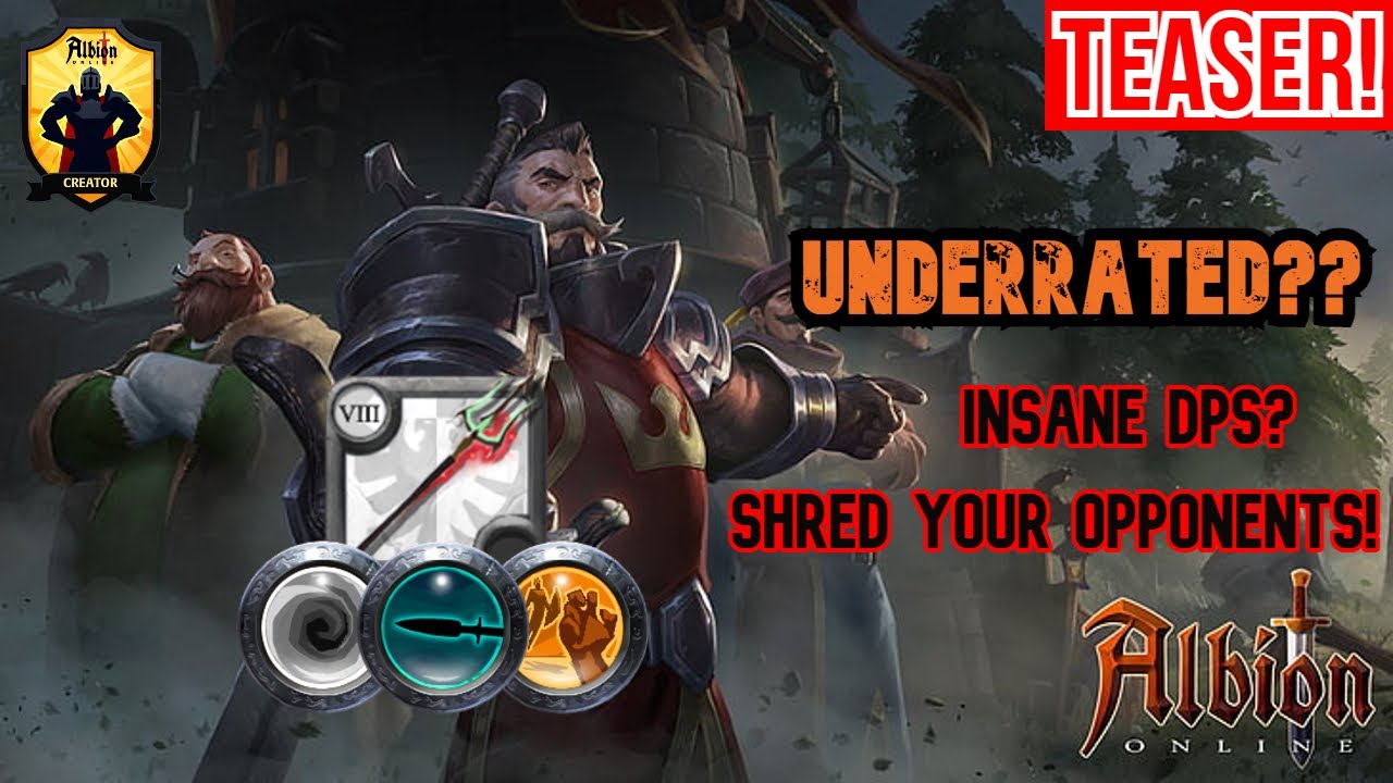 UNDERRATED? THE DPS BUILD ON TRINITY SPEAR [Teaser] | Albion Online ...