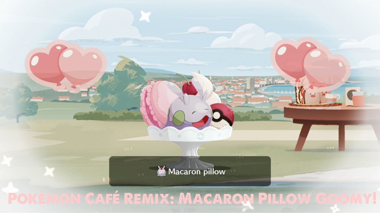 Pokémon Café Remix: Macaron Pillow Goomy! - YouTube
