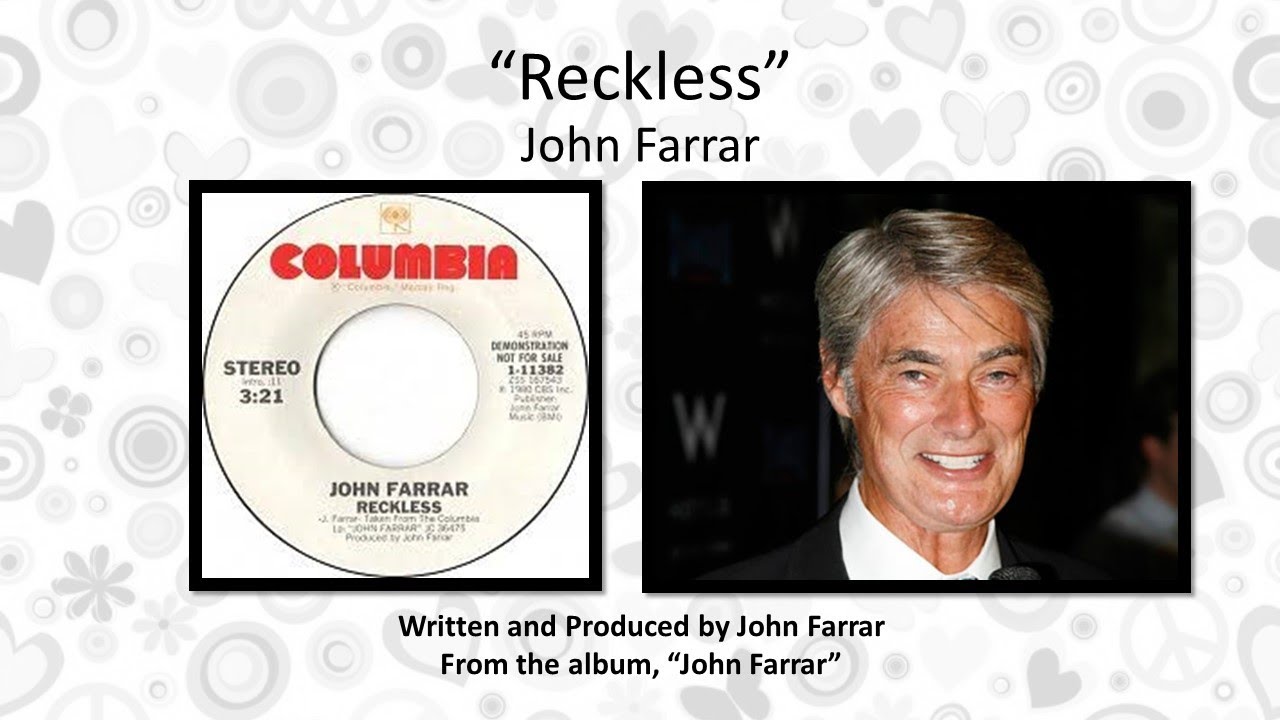 Reckless - John Farrar - YouTube