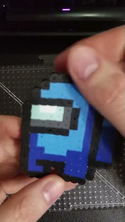 Simple Among Us Perler Bead ~ Timelapse #Shorts #YouTubeShorts - YouTube