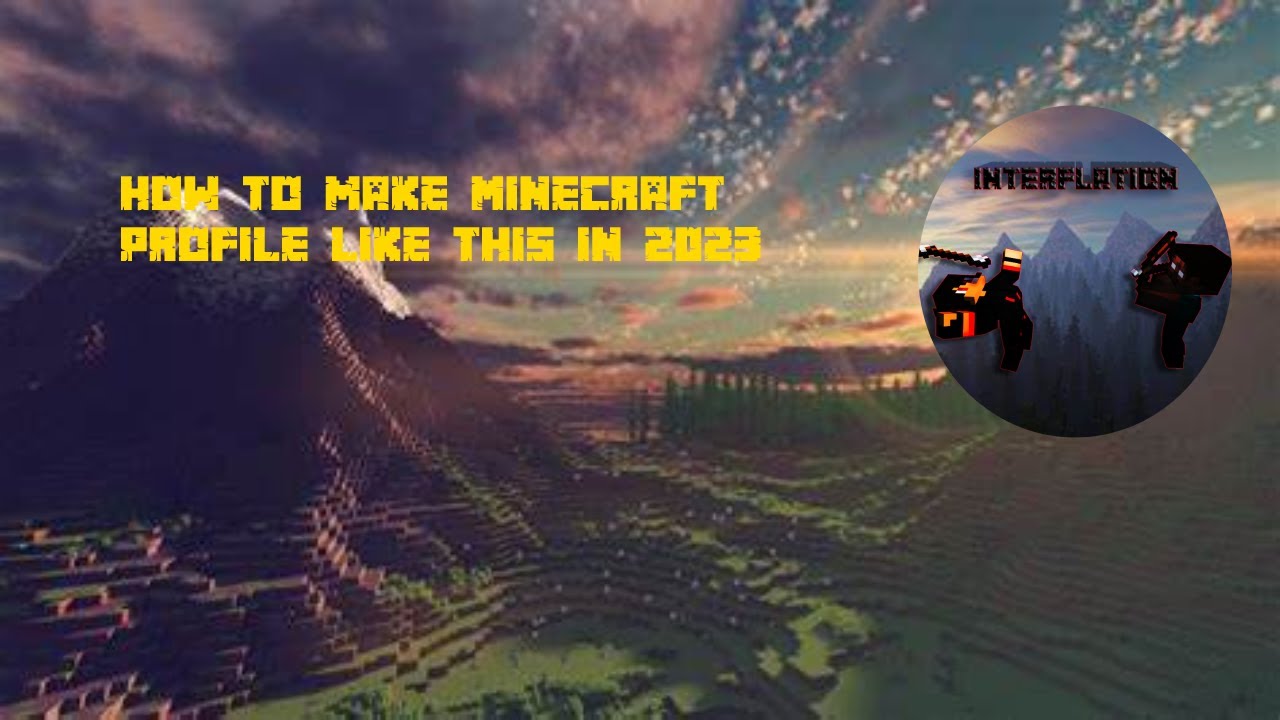 How To Make a Custom Minecraft Profile Picture In 2023 - YouTube