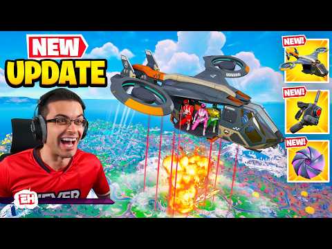 NickEh30 reacts to Fortnite's MASSIVE Update! (Choppa, Airstrike, Roly Poly)