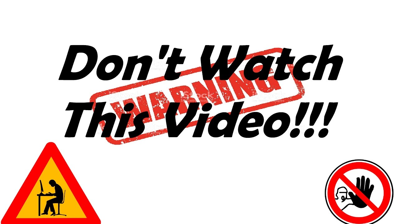 Don't Watch This Video! - YouTube