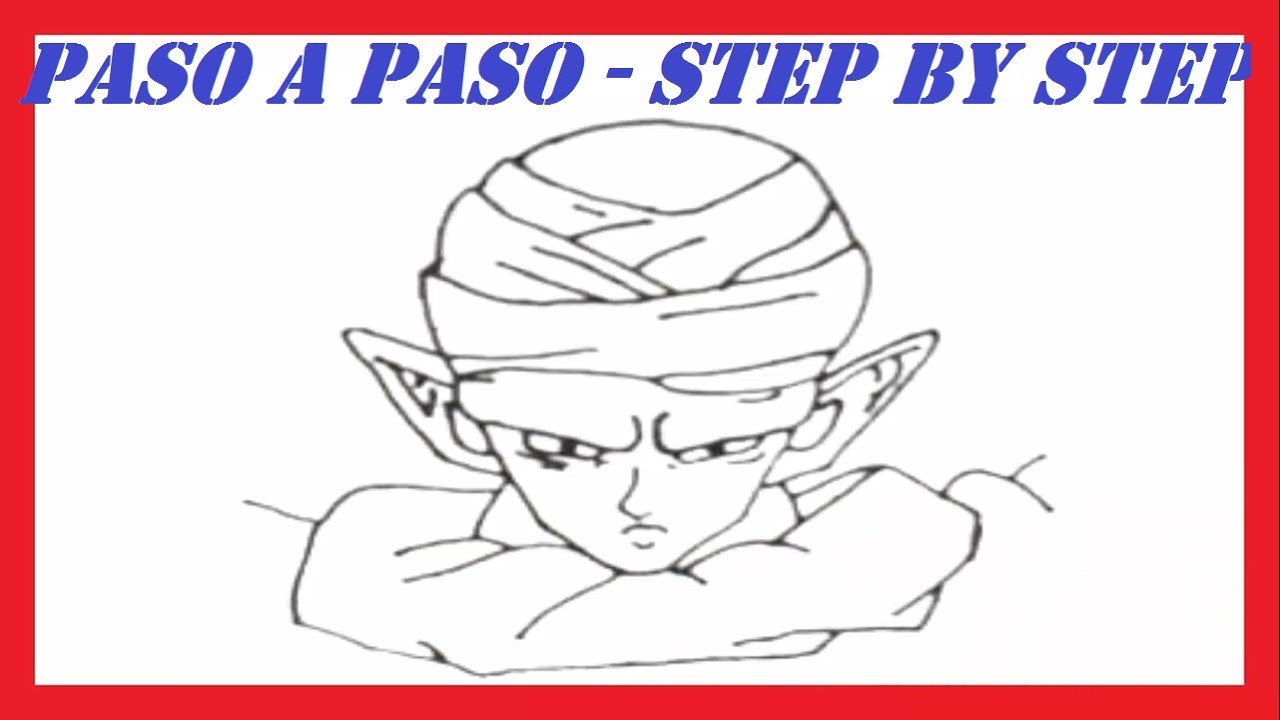 Como dibujar a Piccolo l How to draw Piccolo - YouTube