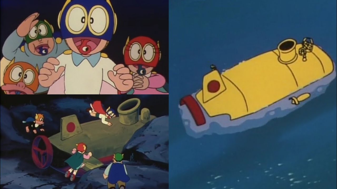 Perman rescues Submarine from Deep Sea #Perman #Pako #パーマン - YouTube