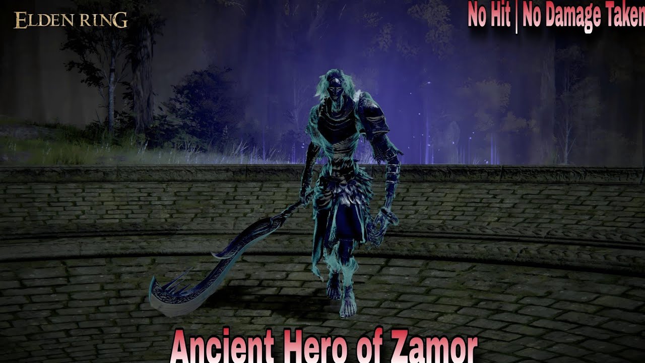 Ancient Hero of Zamor No Hit No Damage - YouTube