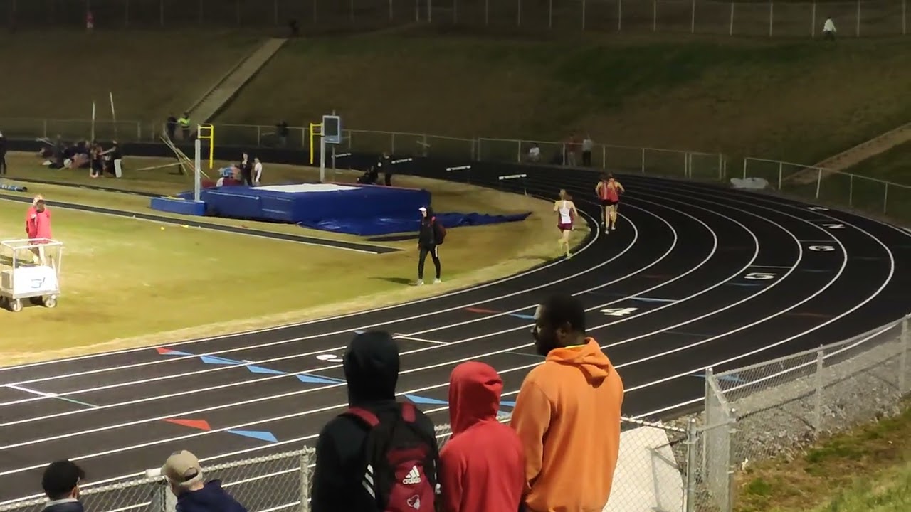 Broome H.S. Track Meet Mar 10, 2022 - Girl's 1600m - YouTube