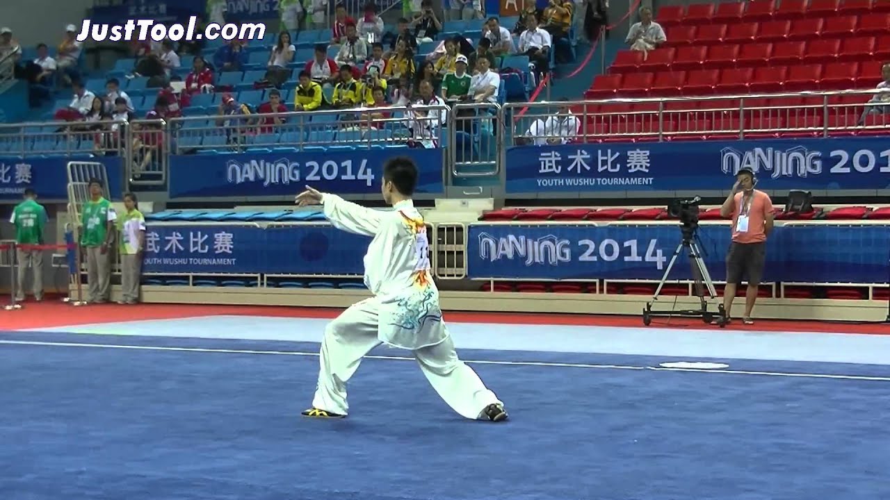 Nanjing 2014 Youth Wushu Tournament - Wushu (Taolu) - Men's Taijiquan ...