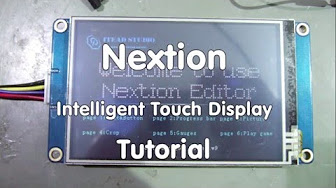 Nextion intelligent displays - YouTube