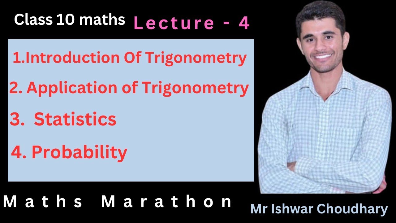 Complete Revision: Trigonometry, Probability & Statistics | Class 10 ...